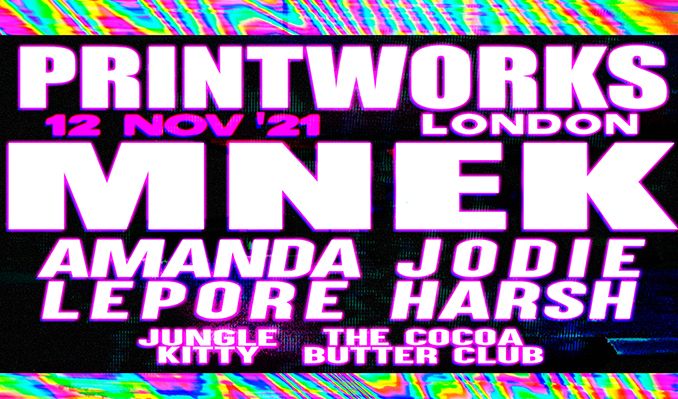 Sink The Pink tickets in London at Printworks on Fri, 12 Nov 2021