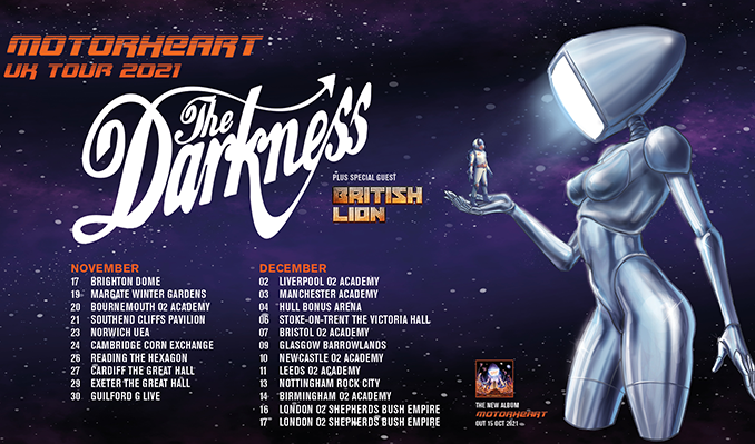 The Darkness tickets in Liverpool at O2 Academy 2 Liverpool on Thu, 2 ...