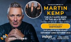 Martin Kemp The Ultimate Back To The 80s DJ Set tickets in London at ...