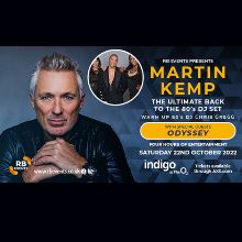 Martin Kemp The Ultimate Back To The 80s DJ Set Additional Offers