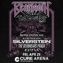 Beartooth tickets in Trenton at CURE Insurance Arena on Fri, 29 Apr 2022 - 19:00