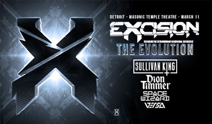 Excision tickets in Detroit at Masonic Temple Theatre on Fri, 11 Mar ...