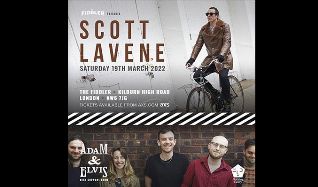 Scott Lavene tickets in London at The Fiddler on Sat, 19 Mar 2022 - 19:30