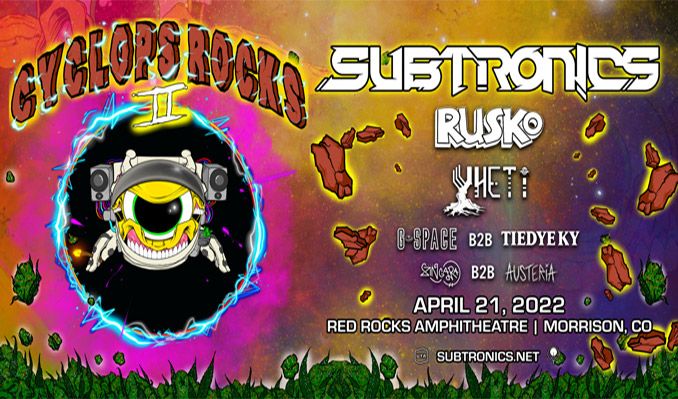 Subtronics tickets in Morrison at Red Rocks Amphitheatre on Thu, 21 Apr ...