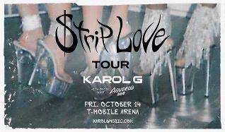 Karol G tickets in Las Vegas at T-Mobile Arena on Fri, 14 Oct 2022 - 20:00