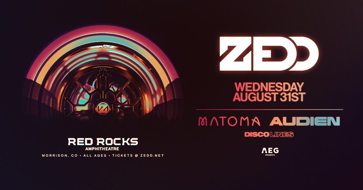 Zedd | Denver Arts & Venues