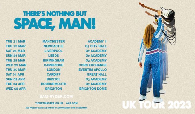 Sam Ryder tickets in Boscombe at O2 Academy Bournemouth on Tue, 4 Apr 2023