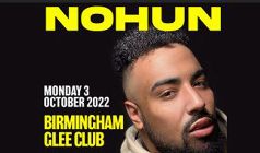 NoHun tickets in Birmingham at The Glee Club on Mon, Oct 3, 2022