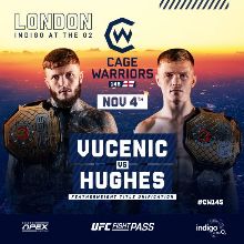 Cage Warriors 145 tickets in London at indigo at The O2 on Fri, 4 Nov 2022
