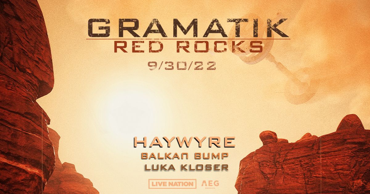 Gramatik | Denver Arts & Venues