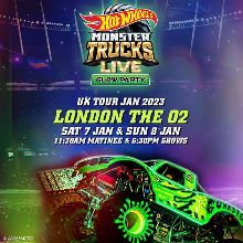 Hot Wheels Monster Trucks Live Glow Party tickets in London at The O2 ...