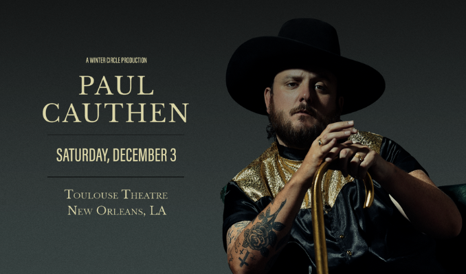 Paul Cauthen tickets in New Orleans at Toulouse Theatre on Sat, 3 Dec ...