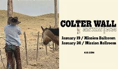 Colter Wall tickets in Denver at Mission Ballroom on Thu, 19 Jan 2023 ...