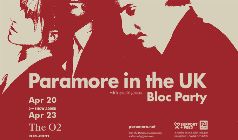 Paramore - EXTRA DATE ADDED tickets in London at The O2 on Sun, 23 Apr 2023
