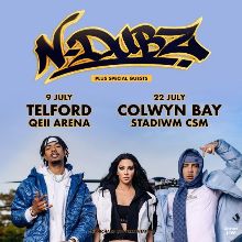 N-Dubz tickets in Telford at QEII Arena on Sun, 9 Jul 2023 - 18:00