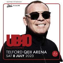 UB40 featuring Ali Campbell tickets in Telford at QEII Arena on Sat ...