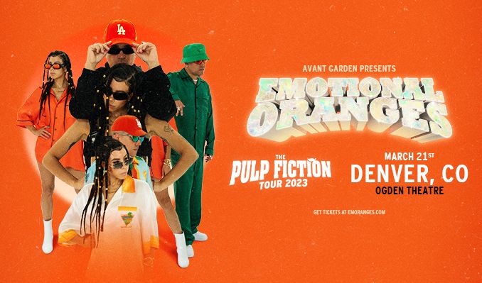 Emotional Oranges: The Pulp Fiction Tour Additional Offers