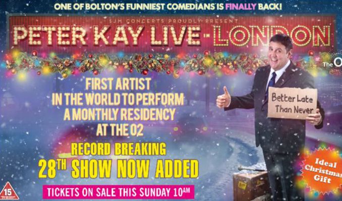 Peter Kay - EXTRA DATE ADDED Additional Offers