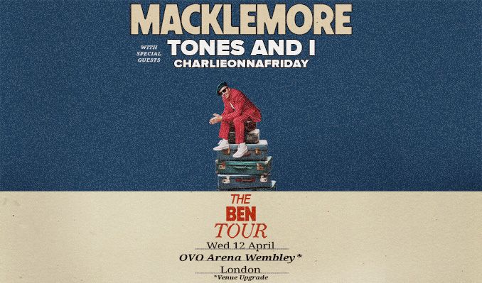 Macklemore tickets in London at OVO Arena Wembley on Wed, 12 Apr 2023 ...