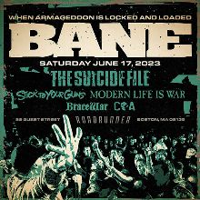 Bane tickets in Boston at Roadrunner on Sat, Jun 17, 2023 - 6:00PM