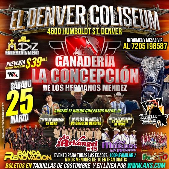 Jaripeo / Baile con Banda Renovacion | Denver Coliseum