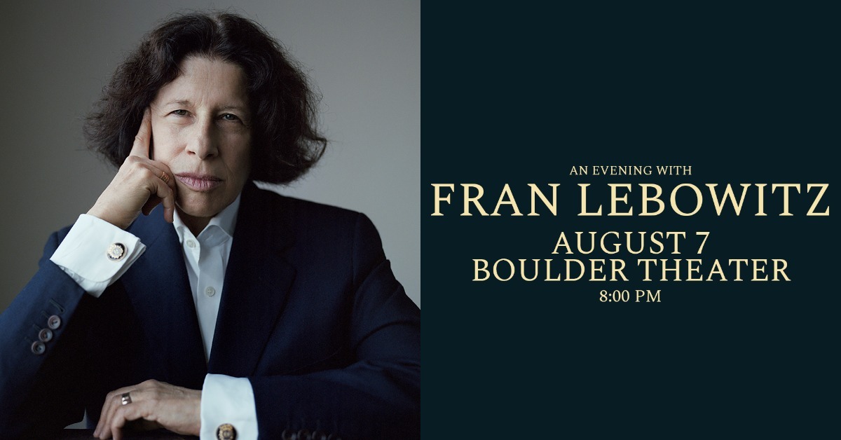 An Evening with Fran Lebowitz | Z2 Entertainment