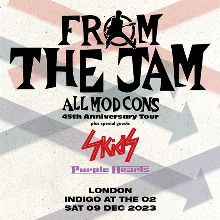 From The Jam tickets in London at indigo at The O2 on Sat, 9 Dec 2023