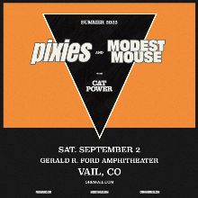 Pixies & Modest Mouse tickets in Vail at Gerald R. Ford Amphitheater on ...