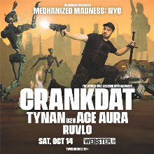 CRANKDAT tickets in New York at Webster Hall on Sat, 14 Oct 2023 - 23:30