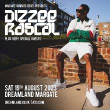 Dizzee Rascal tickets in Margate at Dreamland Margate on Sat, Aug 19 ...