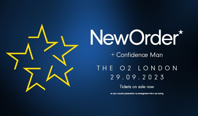 New Order tickets in London at The O2 on Fri, 29 Sep 2023