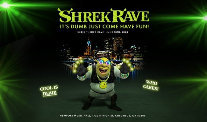 Shrek Rave tickets in Columbus at Newport Music Hall on Sat, 10 Jun ...
