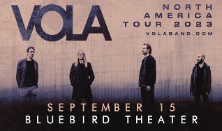 VOLA tickets in Denver at Bluebird Theater on Fri, 15 Sep 2023 - 19:00