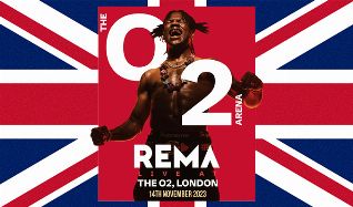 Rema tickets in London at The O2 on Tue, Nov 14, 2023