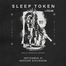 Sleep Token tickets in Denver at Mission Ballroom on Mon, 25 Sep 2023 ...