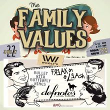 The Family Values Tour tickets in Des Moines at Wooly's on Sat, Jul 22 ...