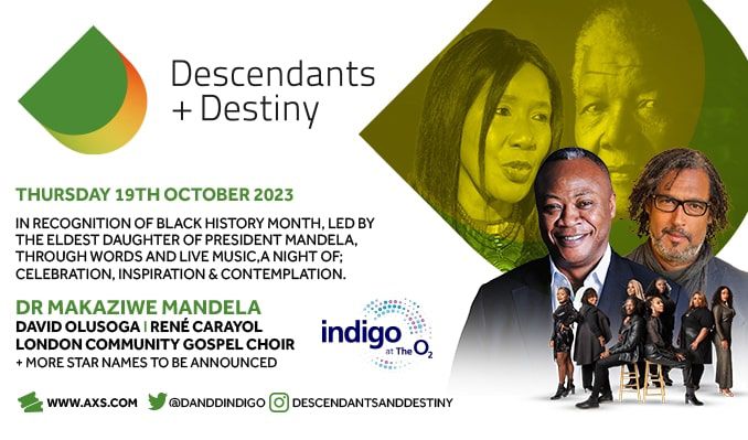 Descendants and Destiny tickets in London at indigo at The O2 on Thu ...