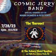 Cosmic Jerry Band tickets in Asbury Park at Baronet Rooftop on Fri, 28 ...