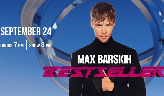 Max Barskih tickets in Chicago at Park West on Sun, Sep 24, 2023 - 8:00PM