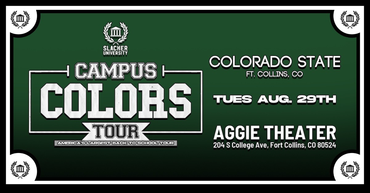 Slacker University - Campus Colors Tour | Z2 Entertainment