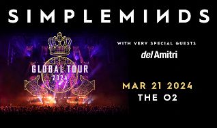 Simple Minds tickets in London at The O2 on Thu, 21 Mar 2024