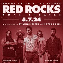 Shane Smith & The Saints tickets in Morrison at Red Rocks Amphitheatre ...