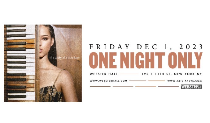The Diary of Alicia Keys - One Night Only tickets in New York at ...