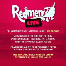 Redmen TV tickets in London at indigo at The O2 on Wed, 24 Apr 2024 - 19:00