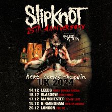 Slipknot at The O2 tickets