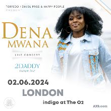 Dena Mwana tickets in London at indigo at The O2 on Sun, 2 Jun 2024 - 20:00