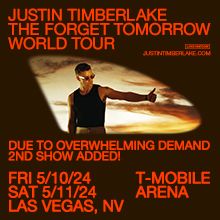 Justin Timberlake - The Forget Tomorrow World Tour tickets in Las Vegas ...
