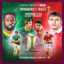 Springboks vs Wales and Barbarians v Fiji tickets in Twickenham at Twickenham Stadium on Sat, 22 ...