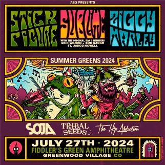 Stick Figure & Sublime & Ziggy Marley | Fiddler's Green Amphitheatre