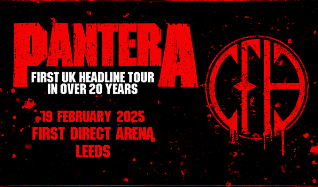 Pantera tickets in Leeds at first direct arena Leeds on Wed, 19 Feb ...